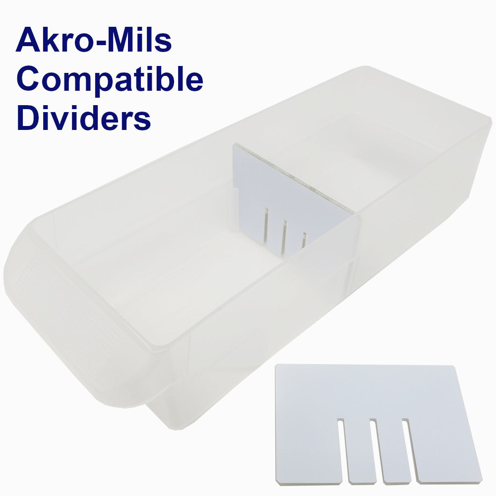 BIN BETTER Configurable Bin Dividers Compatible with Akro-Mils Craft C ...