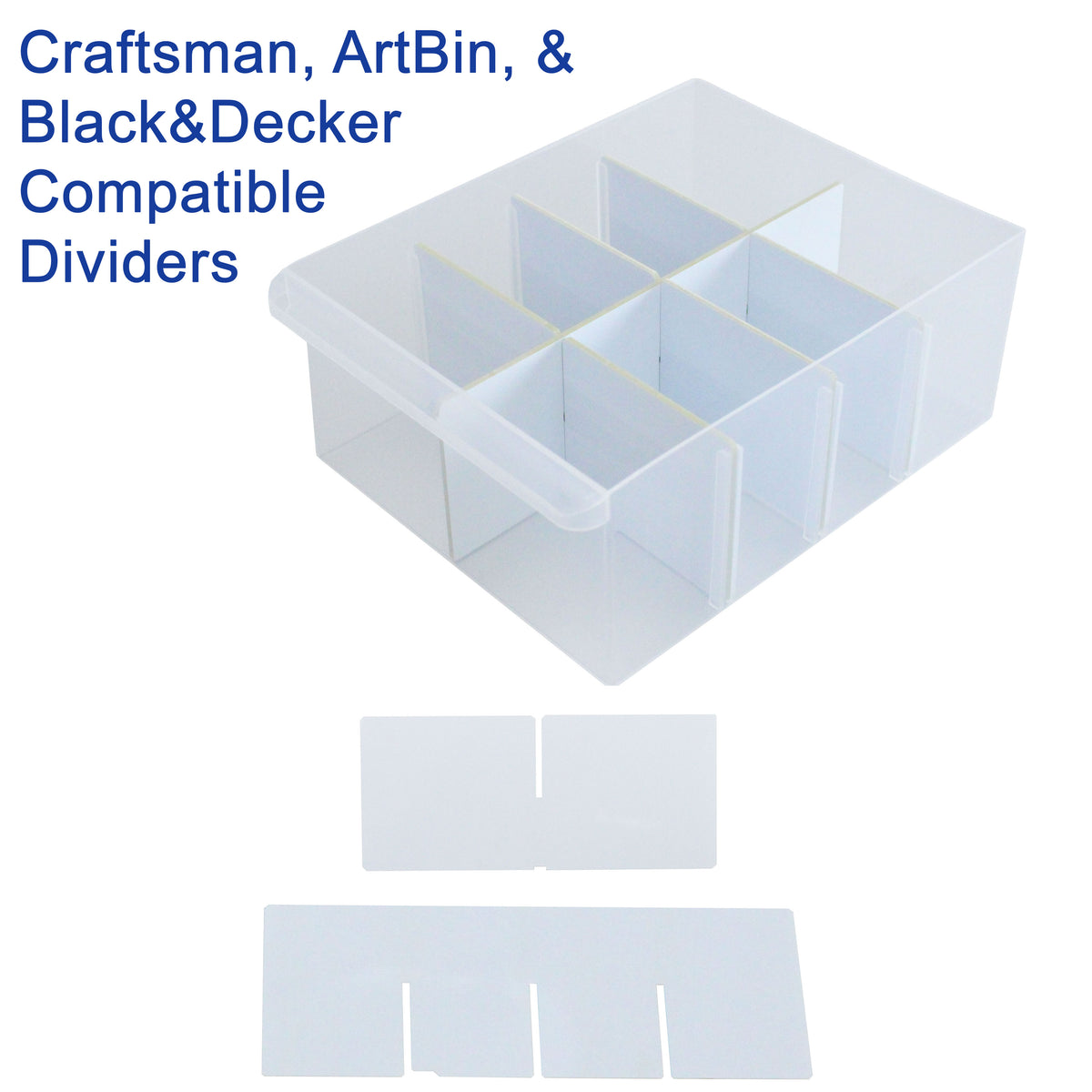 Craftsman, ArtBin, and Black&Decker Compatible Bin Dividers | Bin Better